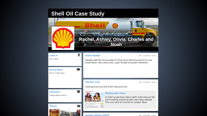 Shell Oil Case Study by Rachel Eaton