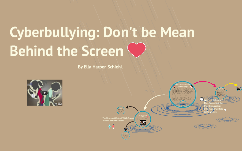 Online Bullying: Don't Be Mean Behind the Screen by Ella Harper-Schiehl ...