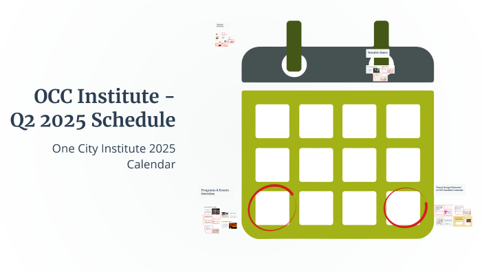 OCC Institute - Q2 2025 Schedule by Theo Vakporaye on Prezi