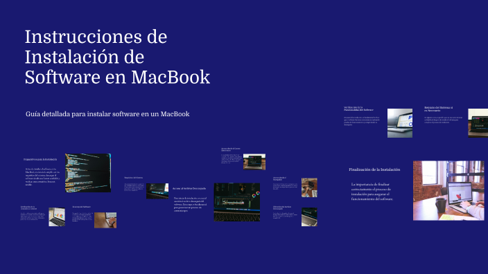 Instrucciones de Instalación de Software en MacBook by Nadia Palavicini ...