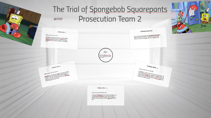 The Trial of Spongebob Squarepants by Gracie Manis on Prezi