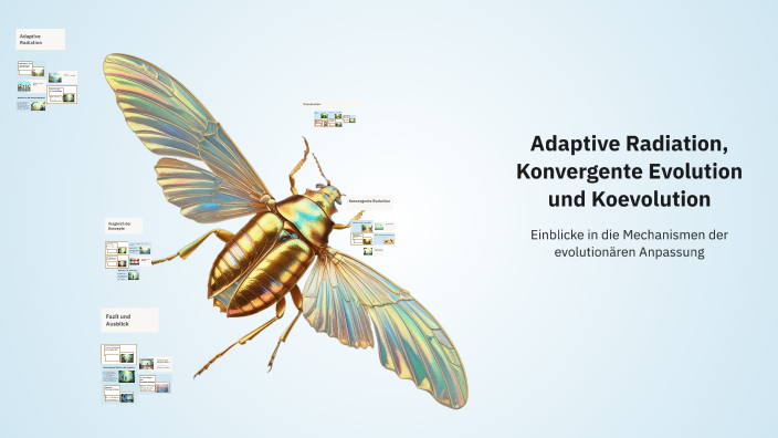 Adaptive Radiation, Konvergente Evolution und Koevolution by ...