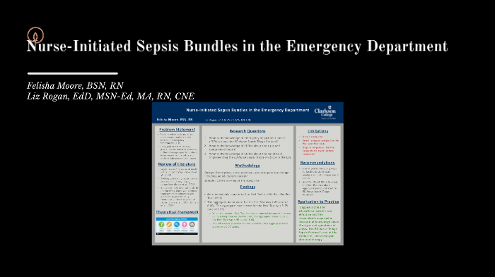 Nurse-Initiated Sepsis Bundles in the Emergency Department by Felisha ...