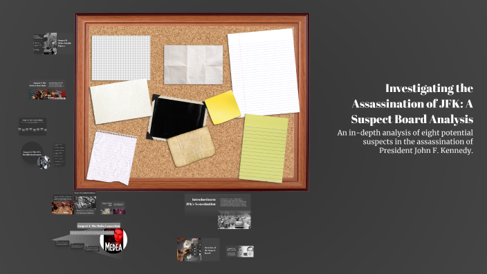 Investigating the Assassination of JFK: A Suspect Board Analysis by ...