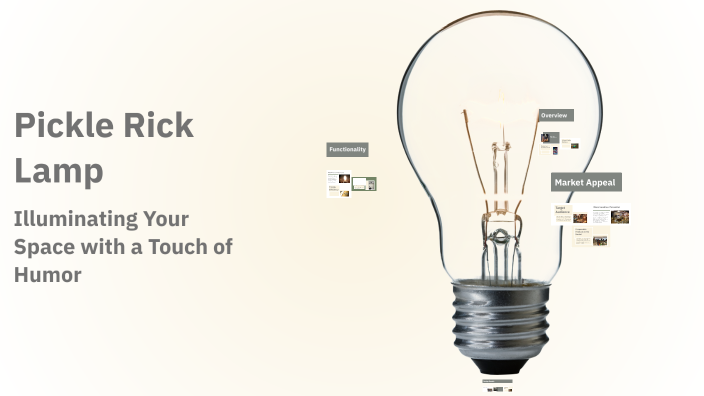 Pickle Rick Lamp by Filip Veselý on Prezi