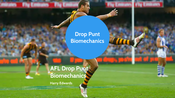 AFl drop punt Biomechanics by Harry Edwards on Prezi