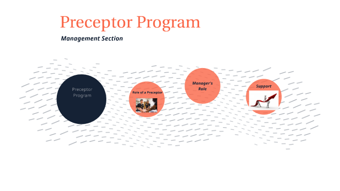 Preceptor Program Management Section by Tierra Smith on Prezi