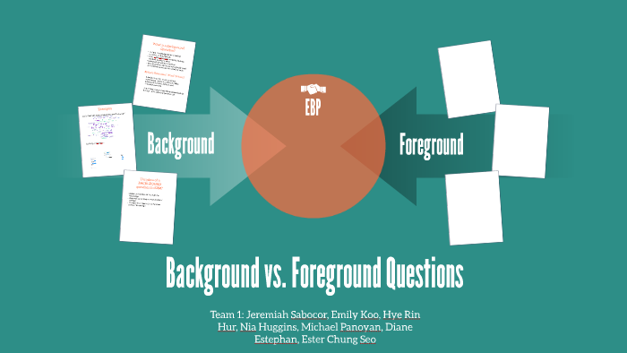 Background vs. Foreground Questions by Emily Koo on Prezi Background vs. Foreground Questions by Emily Koo on Prezi