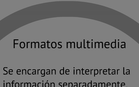 tipos de formato multimedia by romel mora on Prezi
