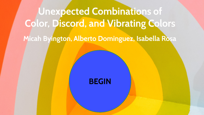 Unexpected Combinations of Color, Discord and Vibrating Colors by Micah ...
