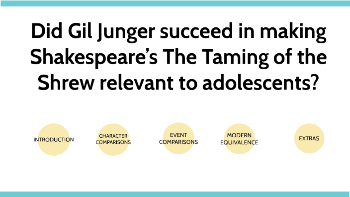 Izzy Brewer- Taming of the Shrew assessment. by Izzy Brewer on Prezi