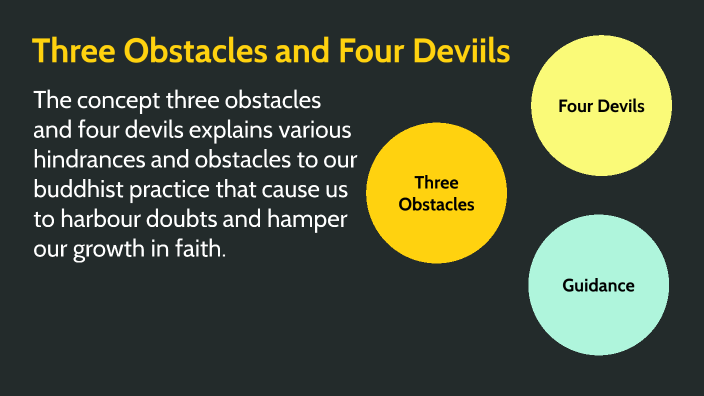 Three Obstacles and Four Devils by Arun Gupta on Prezi