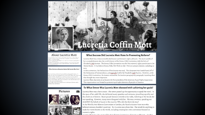 Lucretia Coffin Mott by Alexis Garcia