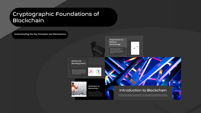 Cryptographic Foundations of Blockchain by Erasyl Shankashev on Prezi