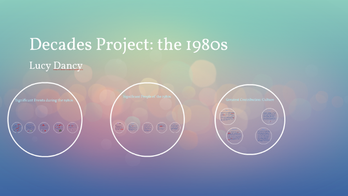 Decades Project: the 1980s by Lucy Dancy on Prezi
