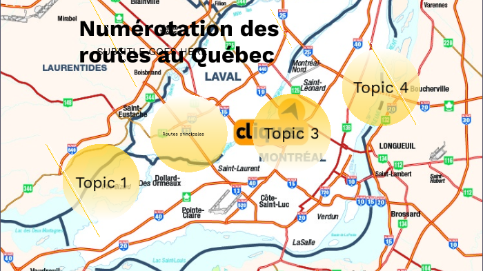 Numérotation des routes au Québec by Jean Demers on Prezi