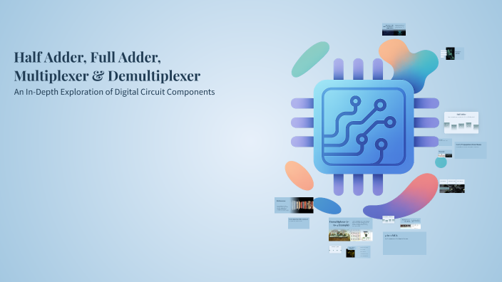 Half Adder, Full Adder, Multiplexer & Demultiplexer by WaqaR Imran on Prezi