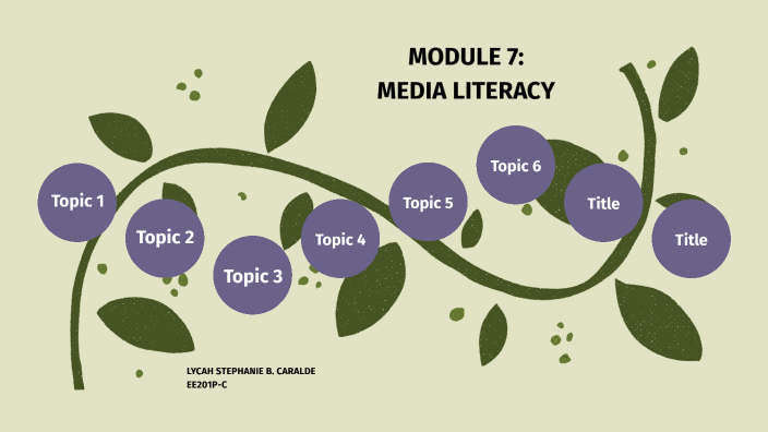MODULE 7 MEDIA LITERACY by LYCAH STEPHANIE CARALDE on Prezi