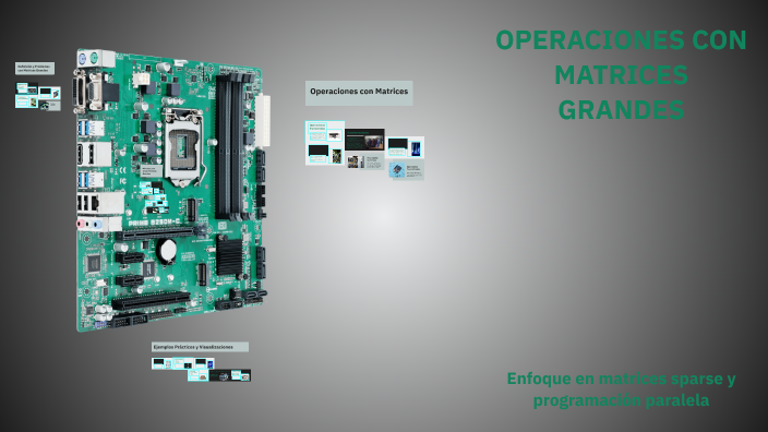 OPERACIONES CON MATRICES GRANDES by Milton Villarroel on Prezi