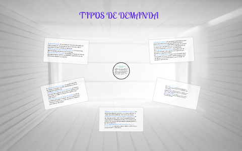 TIPOS DE DEMANDA by Jess De los Santos on Prezi