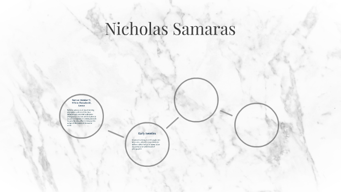 Nicholas Samaras by lucie-anne bergin on Prezi