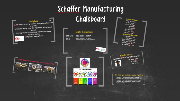 Schaffer Manufacturing by Aubre Snider on Prezi