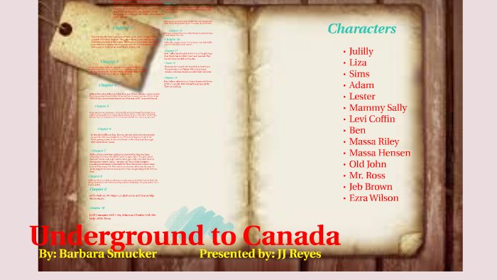 Underground to canada by JJ Reyes on Prezi