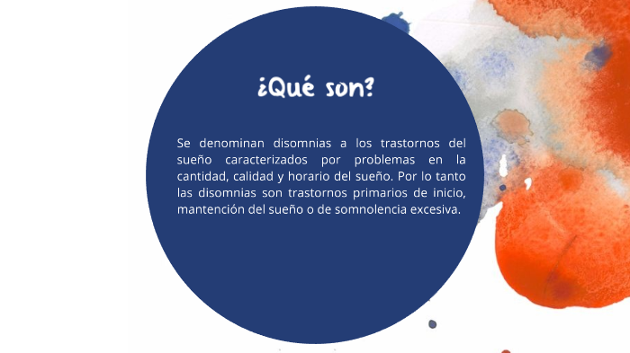 Trastornos del sueño. Disomnias by Jenifer Sierra Bascón on Prezi