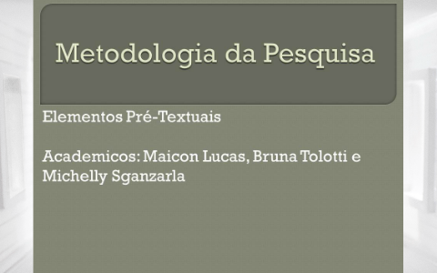 Elementos Pré-Textuais by Maicon Lucas Narciso