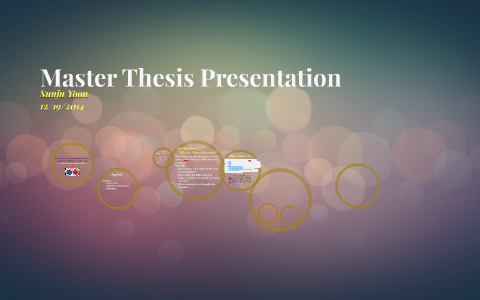 Master Thesis Presentation by on Prezi