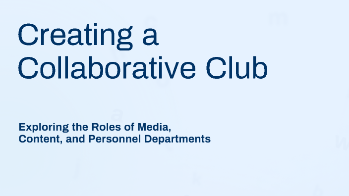Creating a Collaborative Club by Mai Anh on Prezi