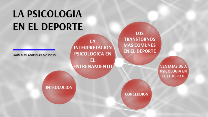 LA PSICOLOGIA EN EL DEPORTE by Jhon Alex Rodriguezx Moscoso on Prezi