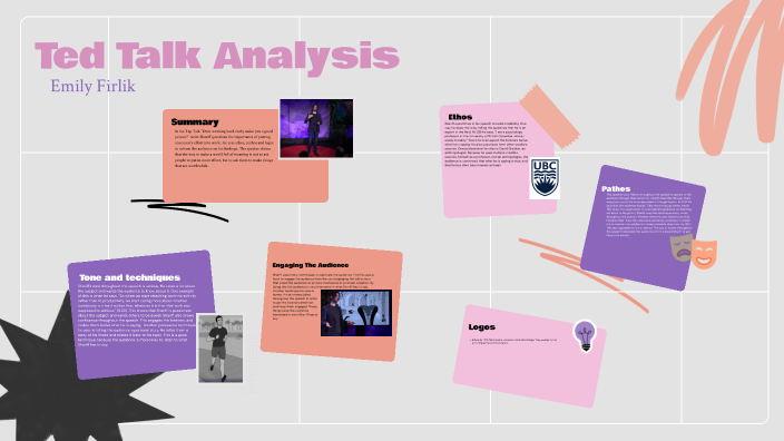 Ted Talk Analysis by Emily Firlik on Prezi