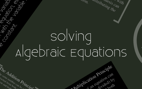Solving Equations by Janine Bates on Prezi