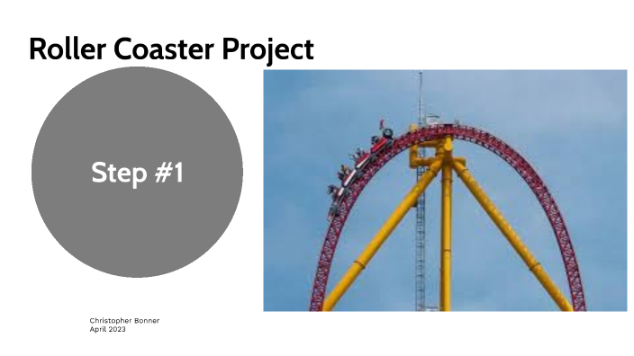 Roller Coaster Project by Christopher Bonner on Prezi