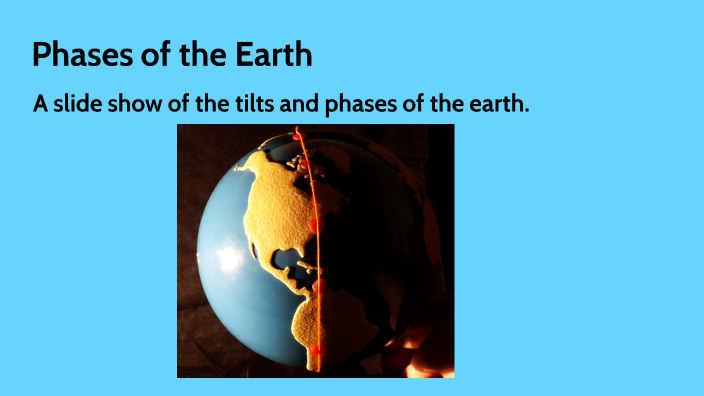 Phases of the Earth by Adrian Eitnier on Prezi