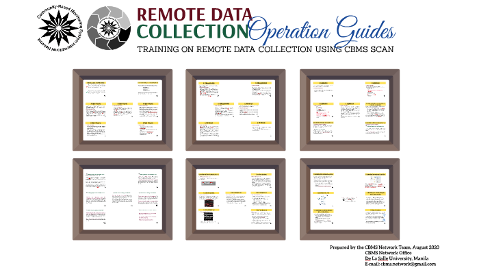 Remote Data Collection Operation Guides by on Prezi