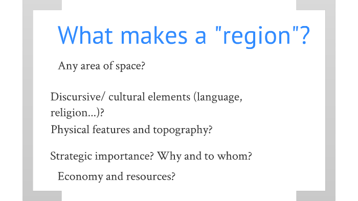 Geopolitics of the Middle East by Jamie Allinson on Prezi