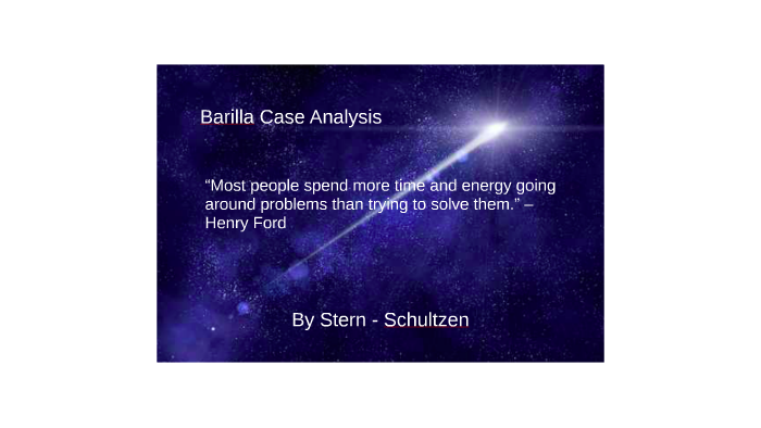 Barilla Case Study by on Prezi