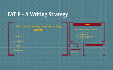 FAT P - A Writing Strategy by Shannon Courtney on Prezi