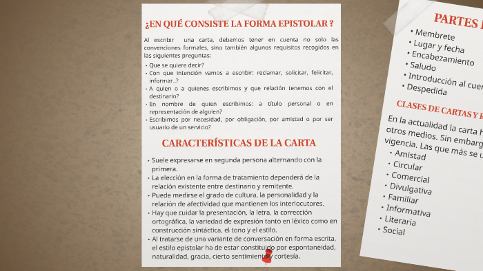 MODELO DE TEXTO EPISTOLAR by Daniela Montoya Velasco on Prezi