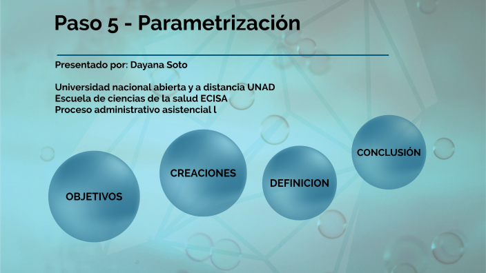 Paso 5 - Parametrización by Dayana Soto on Prezi