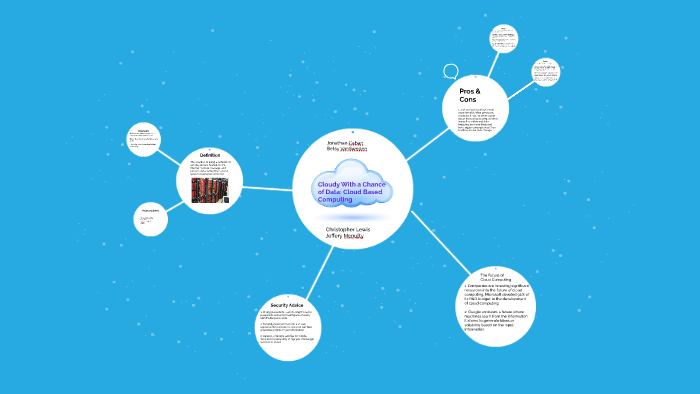 Cloudy With a Chance of Data - Cloud Based Computing by Jonathan Caban ...
