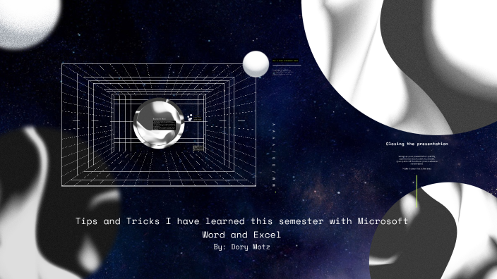 What I have learned with Microsoft Word and Excel So Far-Dory Motz by ...