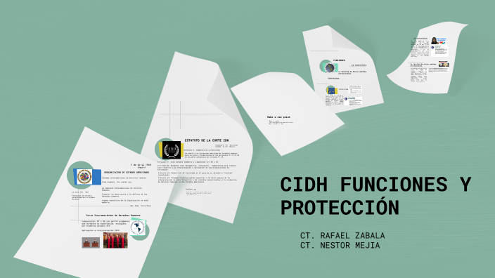 FUNCIONES DE LA CIDH - FUNCIONES Y PROTECCION by Fabrizio Reina Tovar ...
