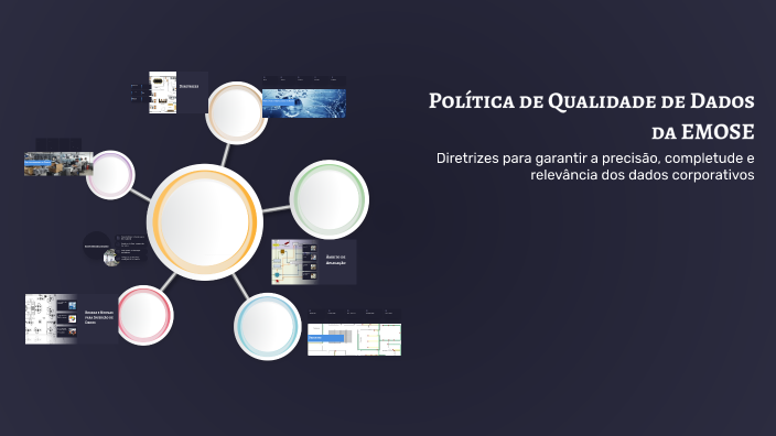 Política de Qualidade de Dados da EMOSE by Flavio Matsolo on Prezi