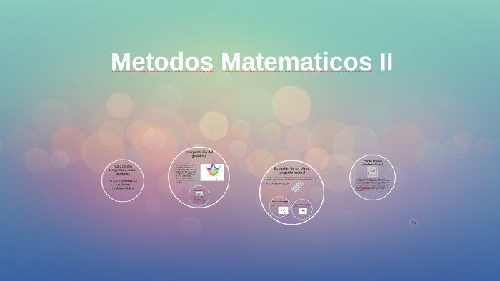 Metodos matematicos II by luis lopez on Prezi