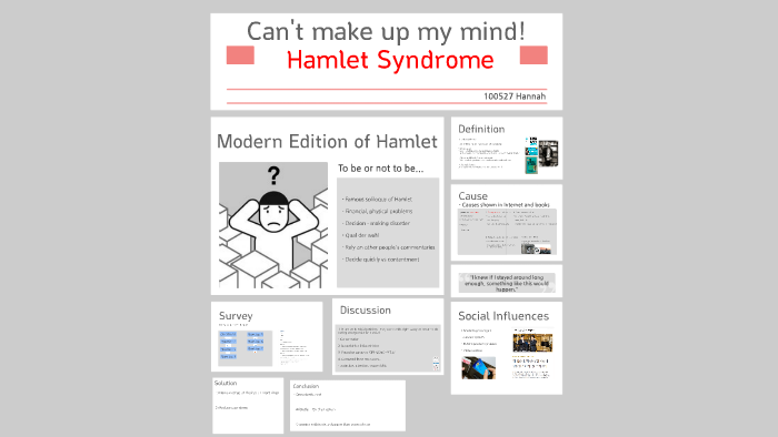 hamlet syndrome by 혜나 이 on Prezi