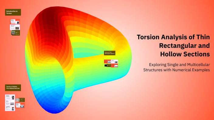 Torsion Analysis of Thin Rectangular and Hollow Sections by Alister ...