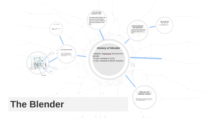 History of blender by Kelly Surratt on Prezi